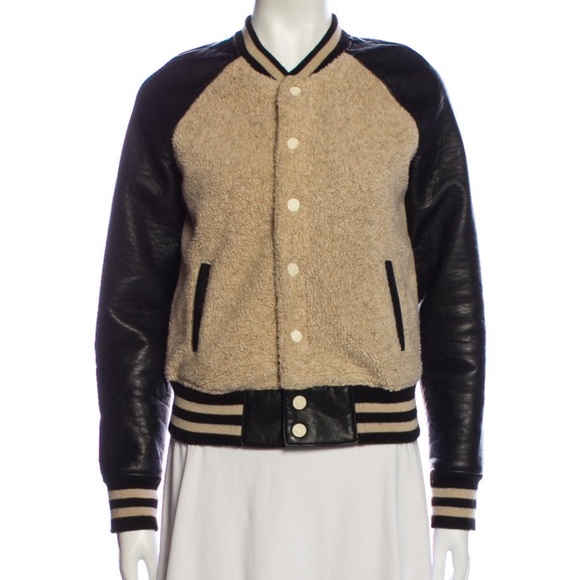 MOTHER | Jackets & Coats | Almost New Mother Shearling Leather Bomber ...